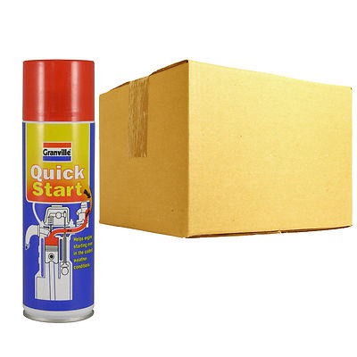 12 x Granville Quick Start Engine Spray Additive Petrol Diesel Garden ...