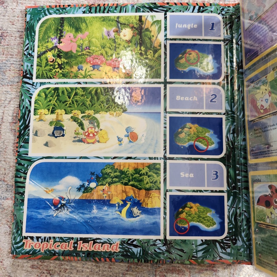 Southern Islands Binder + Complete English & Japanese Sets 36 Cards ...