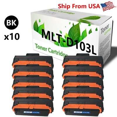 10-Pack MLTD103L Toner Cartridge 103L MLT-D103L for ML-2955ND 2955DW ...