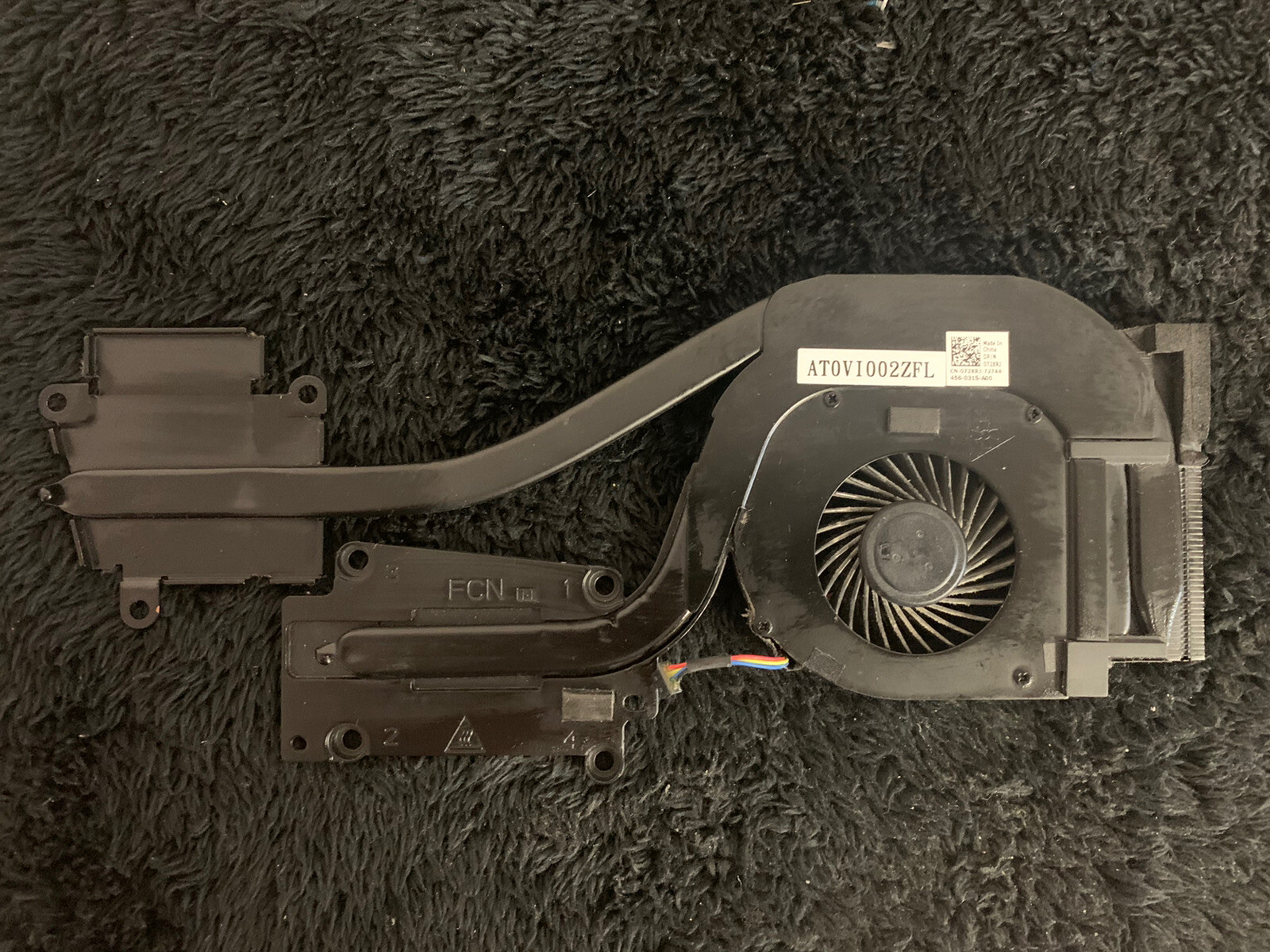 Dell Latitude E6540 CPU Heatsink & Fan 72xrj 072XRJ for sale online | eBay