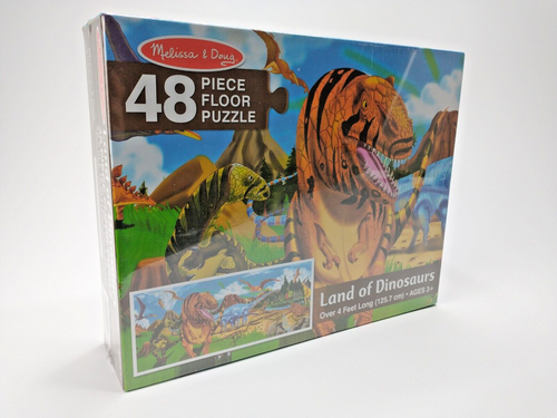 Melissa & Doug - Land Of Dinosaurs 48 Piece Floor Puzzle - Brand New ...