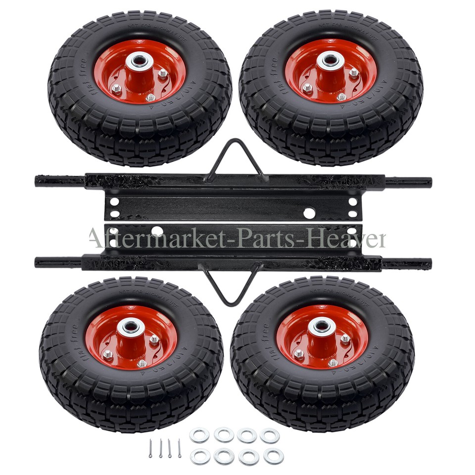 Wheel Kit for Honda Generator EU3000is Solid Never Flat Tires All ...