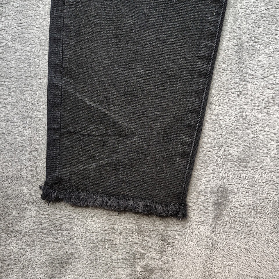 Good American Jeans Womens 28 Fit 27x30 Black Good Waist High Rise ...