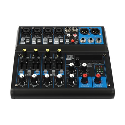 Professional Audio Mixer Console Sound Board USB Audio Interface 8 ...