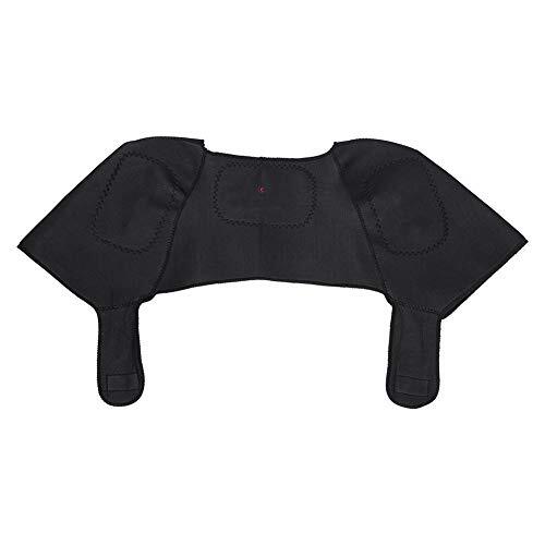 Warm Cloth Black Shoulder Massage Heating Pad Shoulder Massager With ...
