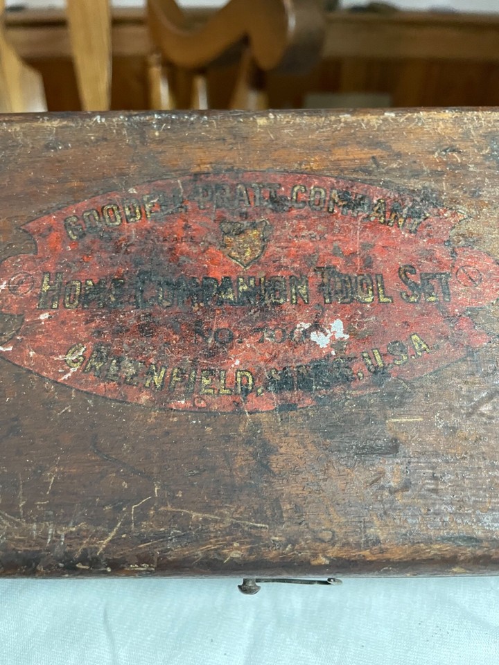 Goodell-Pratt Home Companion Tool Kit - Orig. Box w/ Decal- As Found | eBay