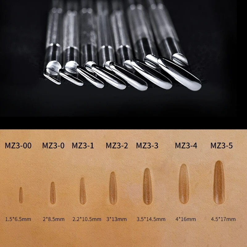 SOZO MZ3 Leather Work Stamping Tool Thumbprint Smooth In Sheridan ...