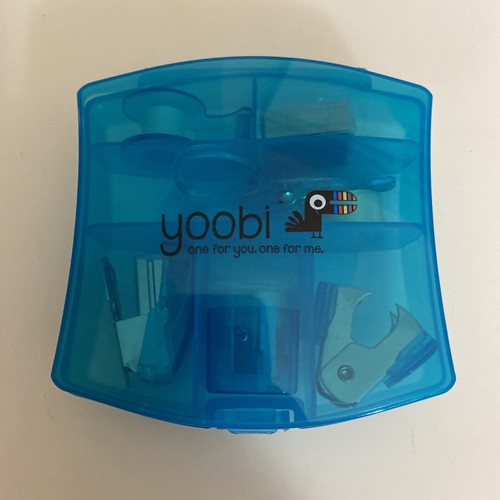 Yoobi Mini Office Kid’s Supply Kit Blue Accessories Stapler Looks ...