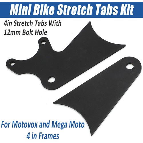 Mini Bike Stretch Tabs Kit For Motovox 4 in Mega Moto Frames Big Brake ...
