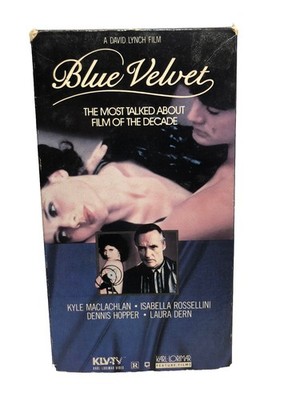 Vintage 1986 Blue Velvet VHS David Lynch Kyle MacLachlan Isabella ...