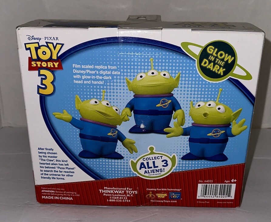 Disney Pixar Toy Story 3 Glow in the Dark Space Alien Target Exclusive ...