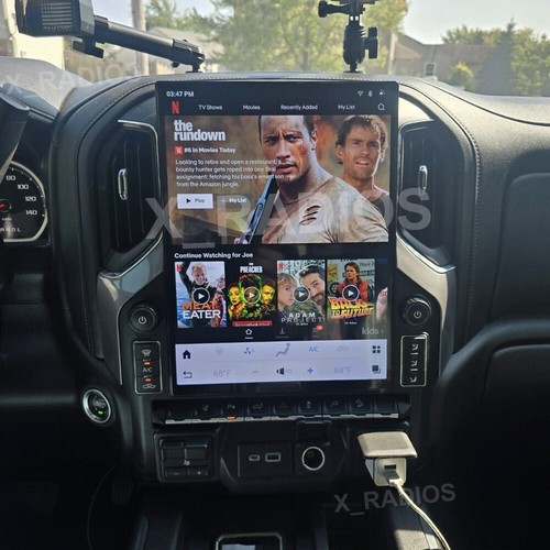 15.6" Radio For Chevrolet Silverado GMC Sierra 2019-2023 Tesla Vertical ...