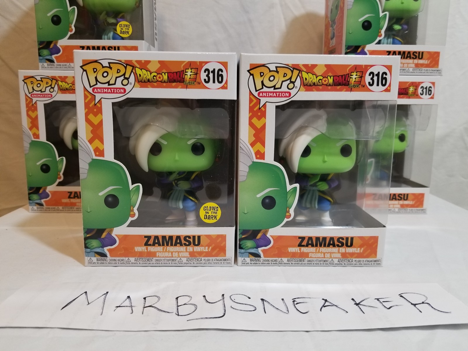 Funko POP! DBZ Zamasu funko pop Zamasu Glow GITD and Zamasu set ( 2 ...