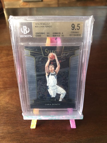2018-19 Select LUKA DONCIC #25 Concourse RC Rookie Card BGS 9.5 Gem ...