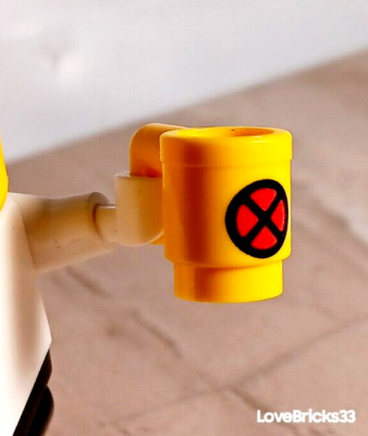 New LEGO X-Men Cup Logo Yellow Mug MARVEL Stan Lee Creator Comics ...