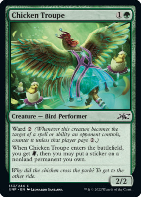 FOIL CHICKEN TROUPE x1 mtg NM Unfinity Common | eBay