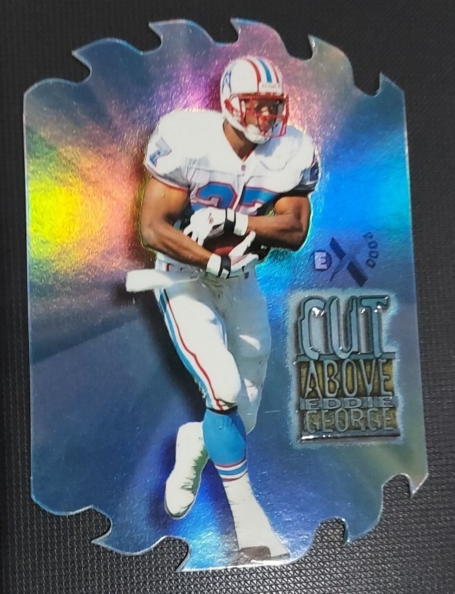 1997 Skybox E-X2000 Eddie George Cut Above SP Die Cut. Outstanding ...