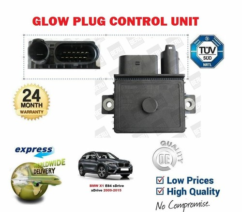 FOR BMW X1 E84 SDRIVE XDRIVE 2009-2015 NEW DIESEL GLOW PLUG CONTROL ...