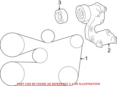 Genuine OEM Serpentine Belt for Lexus 90916A2026 | eBay