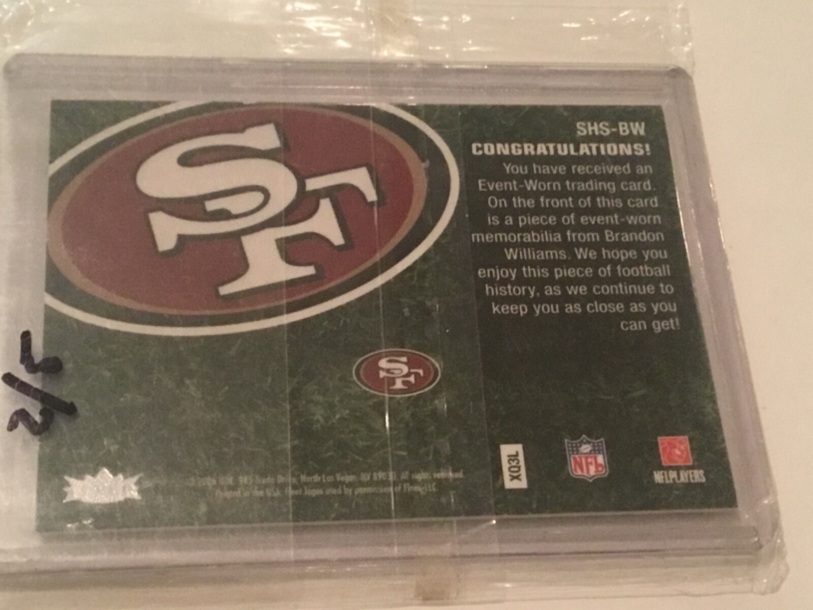 2006 Flair Showcase ALEX SMITH Game Used Jersey Card #SHS-AS SF 49ers Jersey | eBay