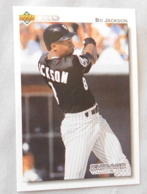 1992 Upper Deck #555 Bo Jackson Chicago White Sox Baseball Card mint | eBay