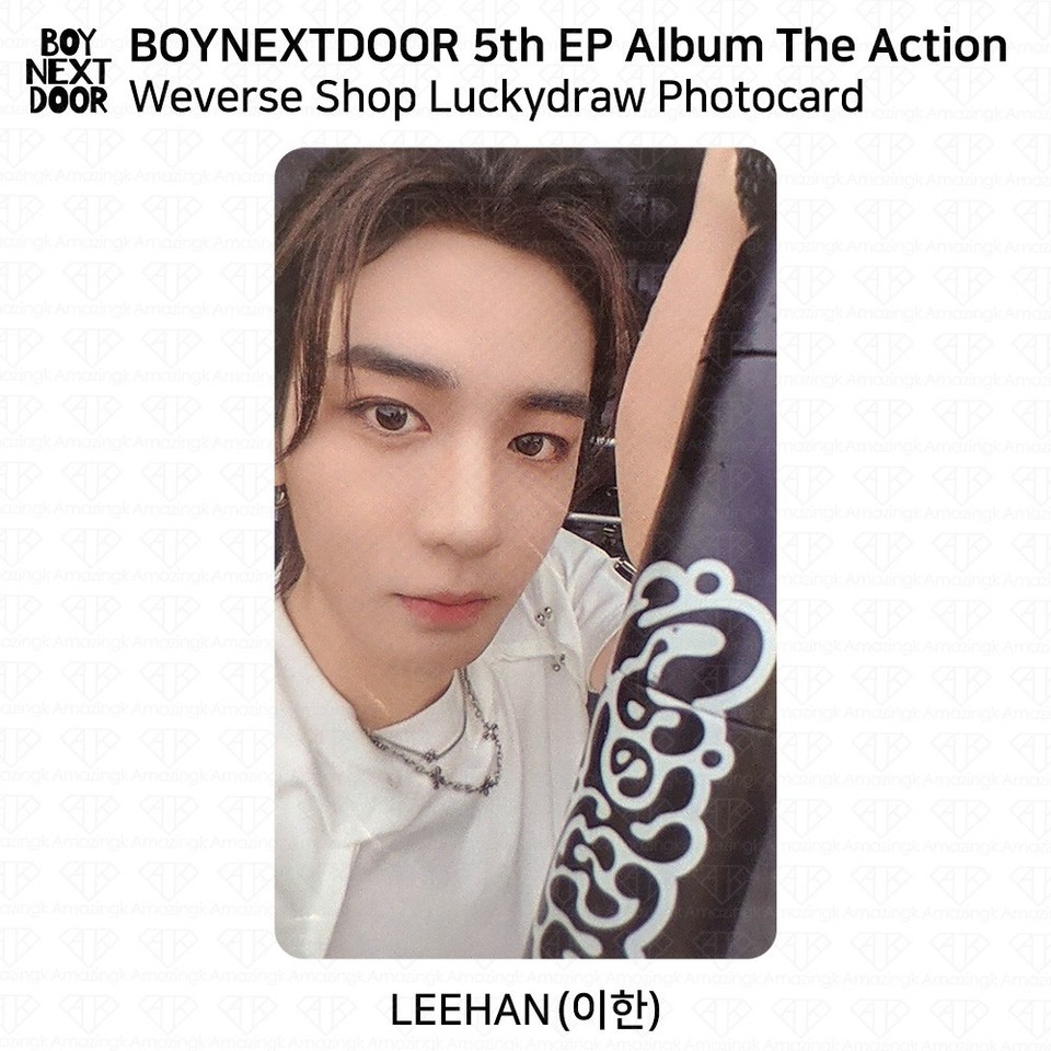 BOYNEXTDOOR 5th EP Album The Action Weverse Shop Luckydraw Photocard ...
