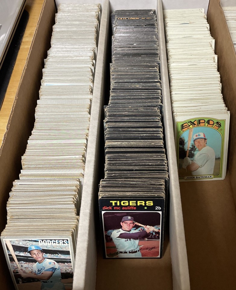 4500+ 1970s Topps Baseball Card Bulk Vintage Lot Commons Some RCs Stars ...