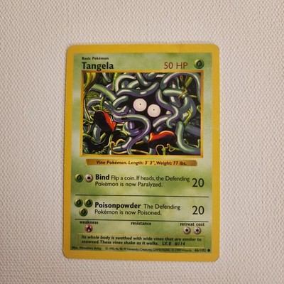 Tangela Common Base Set 066/102 MP | eBay