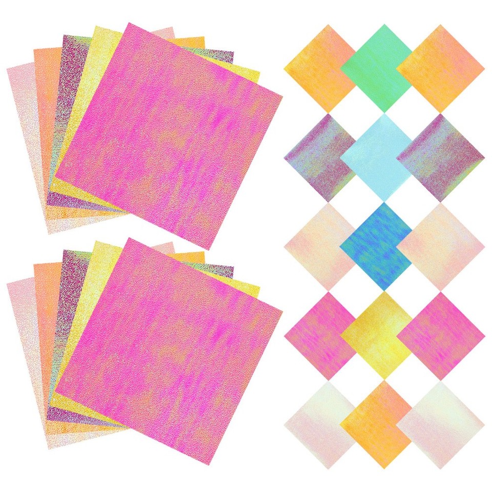 50 Pcs Colorful Origami Paper Sheets Crafting Folding Paper for ...