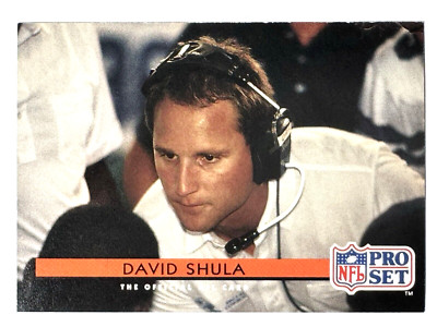 DAVID SHULA Cincinnati Bengals 1992 Pro Set Football Card #135 | eBay