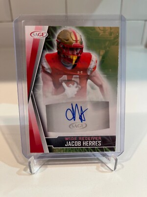 2022 Sage Football Jacob Herres Autograph #A-JH Auto Virginia Jakob | eBay