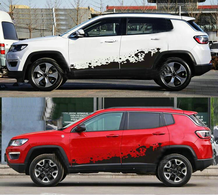 Splash Car Decals And Graphics Vibrant Flame Tiger Vinyl Decals