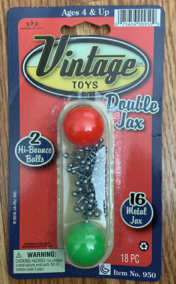 Double Jax Classic Toy with Two Balls Jacks Game - For Ages 3 and up | eBay