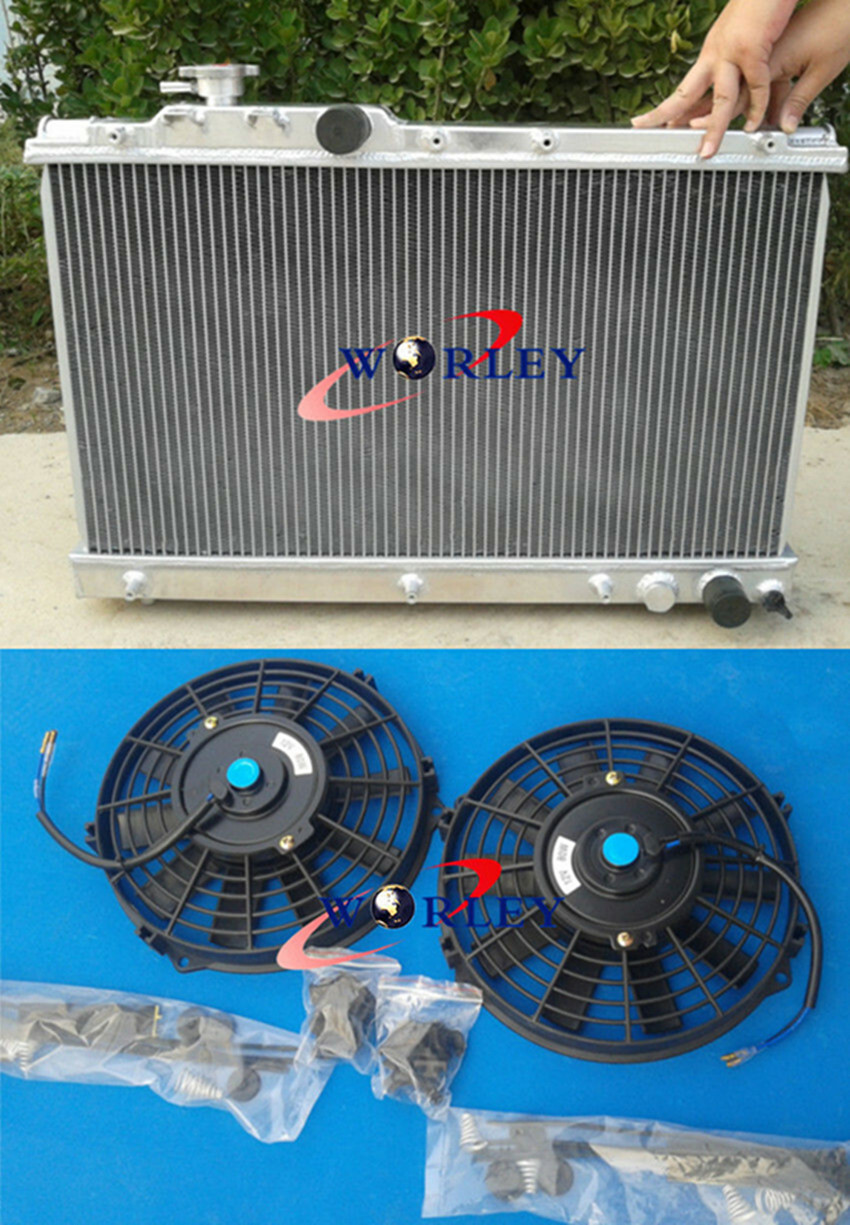 52mm Aluminum Radiator + Fans for Toyota Celica ST205 GT4 3S-GTE 1994 ...