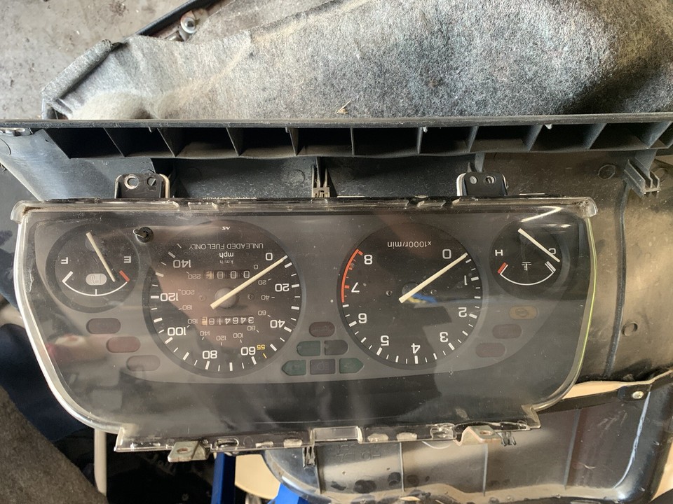 90 91 92 93 Acura Integra Speedometer Instrument Cluster 346k Miles 5 ...