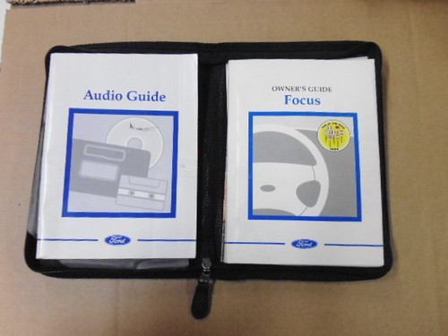 GENUINE FORD FOCUS SERVICE BOOK HANDBOOK OWNERS MANUAL WALLET HOLDER ...