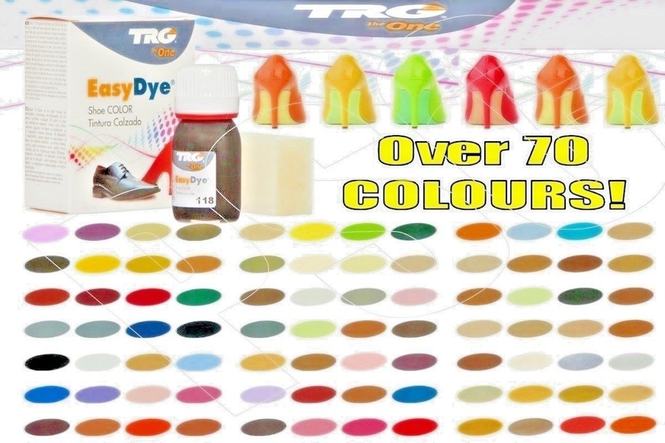 Leather Shoe Dye Colour Kit Vinyl Canvas Restore Shoe Boot Trainers ...