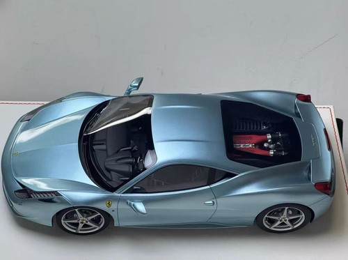 DM Dino Model 1/18 Ferrari 458 Italia Ice Blue LIMITED 10 Pieces | eBay