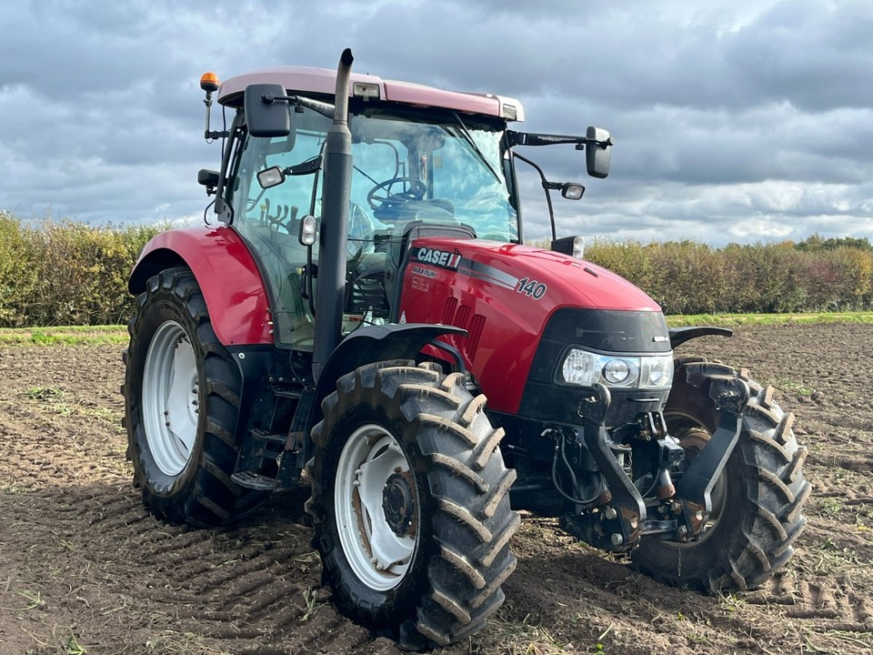 CASE MAXXUM 140. 4wd Tractor, 2012, 4683 hours. Front linkage. £34.5k ...