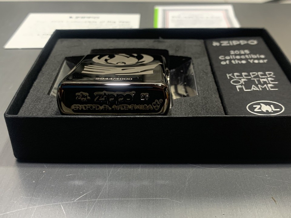 ZIPPO 360 KEEPER OF THE FLAME LIGHTER 46761 COLLECTIBLE OF YEAR 2025 ARMOR COTY | eBay