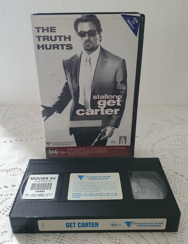 Get Carter VHS 2002 Sylvester Stallone, Michael Caine, Mickey Rourke ...