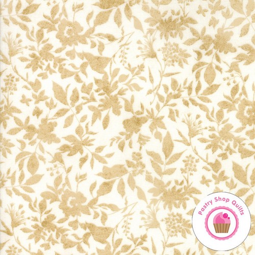 Moda MERAKI 30492 12 Gold Tan Floral BASIC GREY Quilt Fabric | eBay
