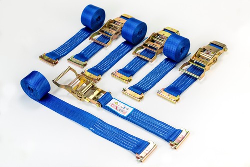 4x Spanngurt Zurrgurt Ratschenzurrgurt für Anker Kombischiene 750 daN 3 ...