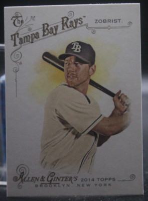 Ben Zobrist (Rays) - 2014 Topps Allen and Ginter #174 | eBay