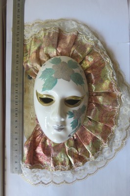 Handmade Italian Venetian Mask for Home Decor. porcelain | eBay