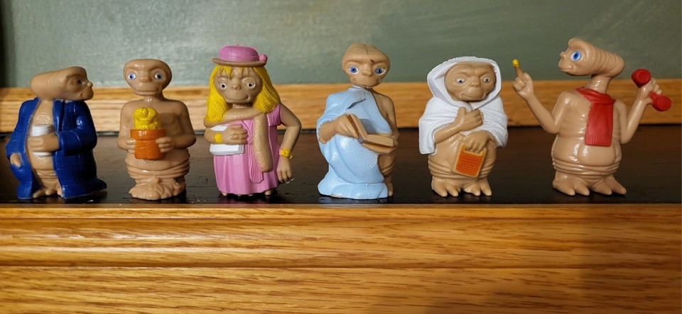Vintage 1982 Universal Studios E.T. Extra Terrestrial LJN Toys PVC Toys ...
