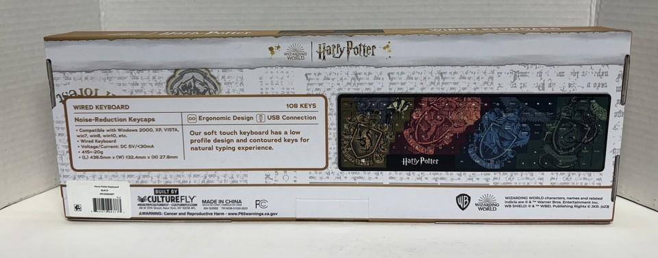 New Harry Potter Wired Computer Keyboard Halloween Home Office | eBay