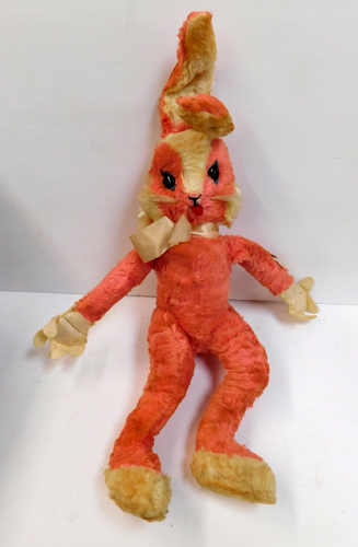 VINTAGE GUND GUNDERFUL CREATIONS PINK 22" LONG BUNNY RABBIT | eBay