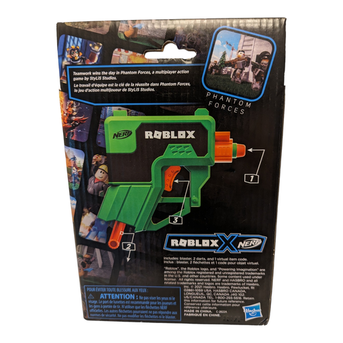NERF F2496 Roblox Pull Down Handle Dart Buster for sale online | eBay