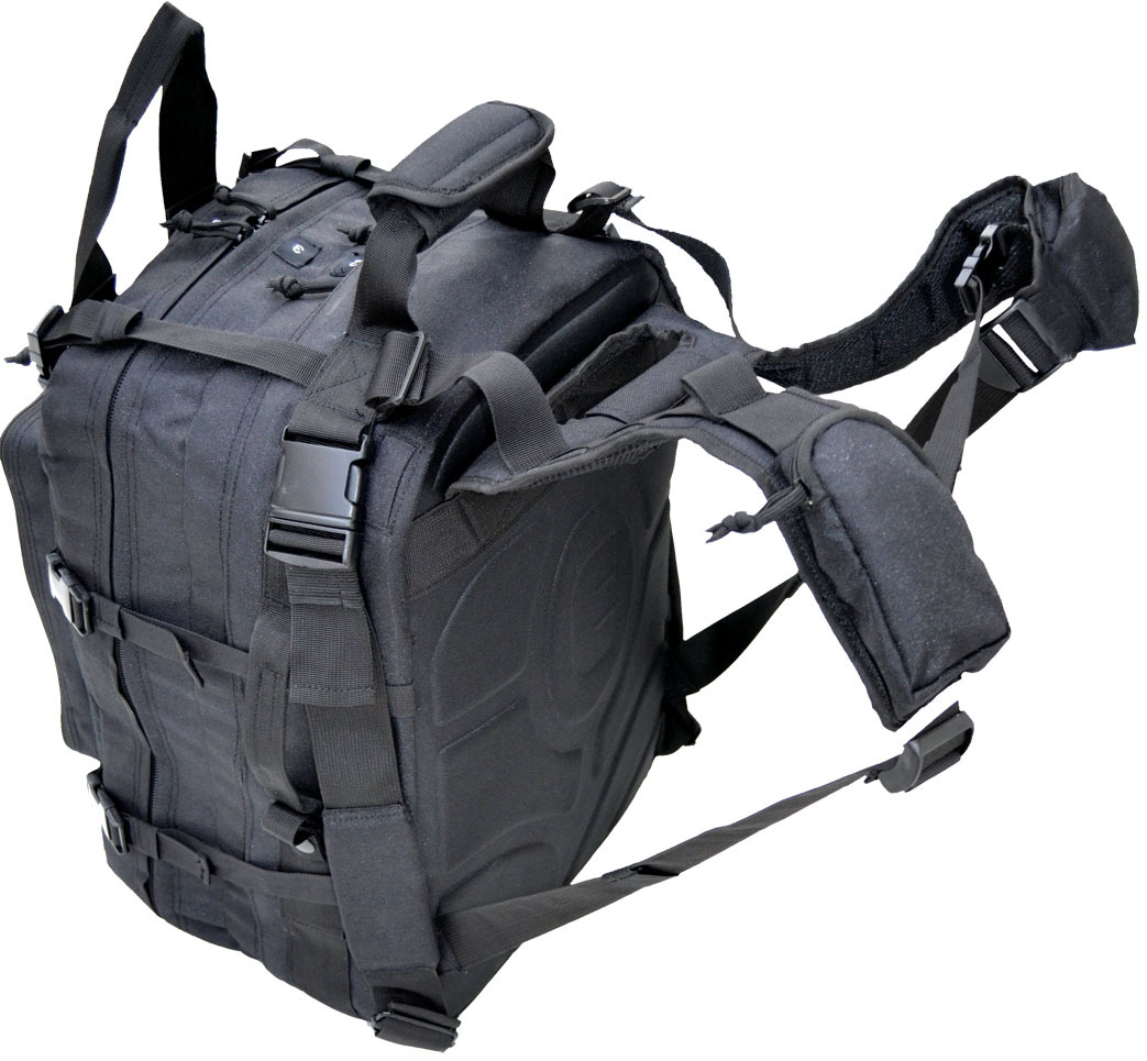 Black Deluxe Mini Hospital Military Medic Backpack Survival Emergency ...